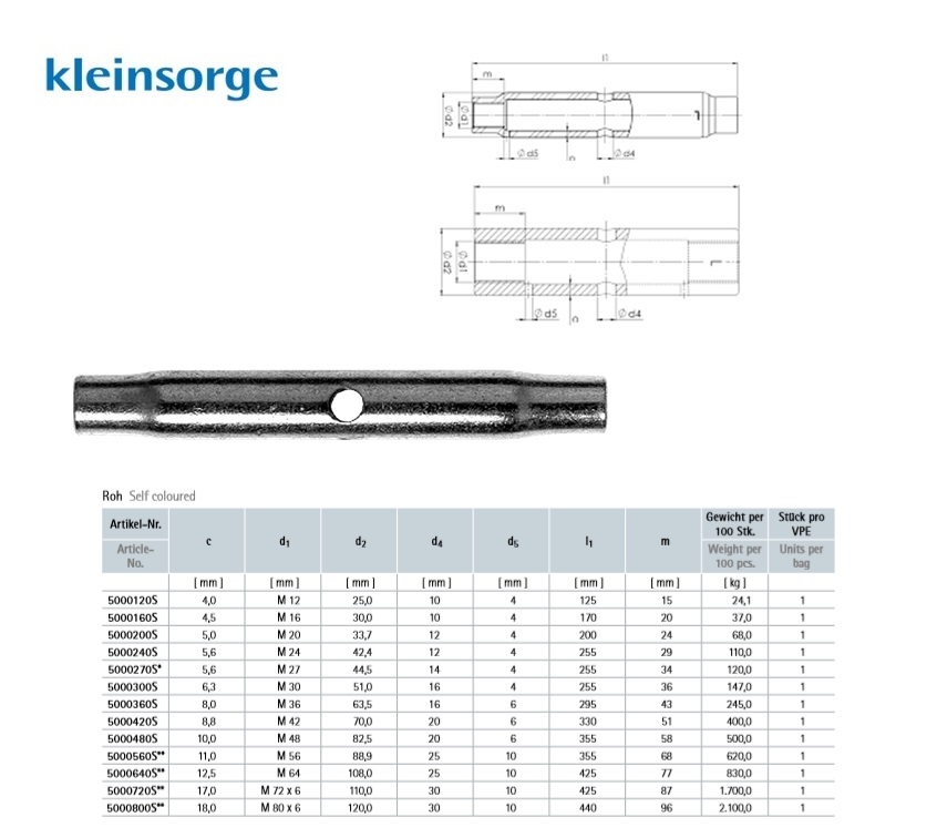 Spanschroeven DIN 1478 St52 - DKMTools - Spanschroeven