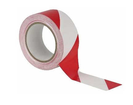 Markering tape wit/rood 75mmx33m Easy Tape - DKMTools - Plakband IMPA ...